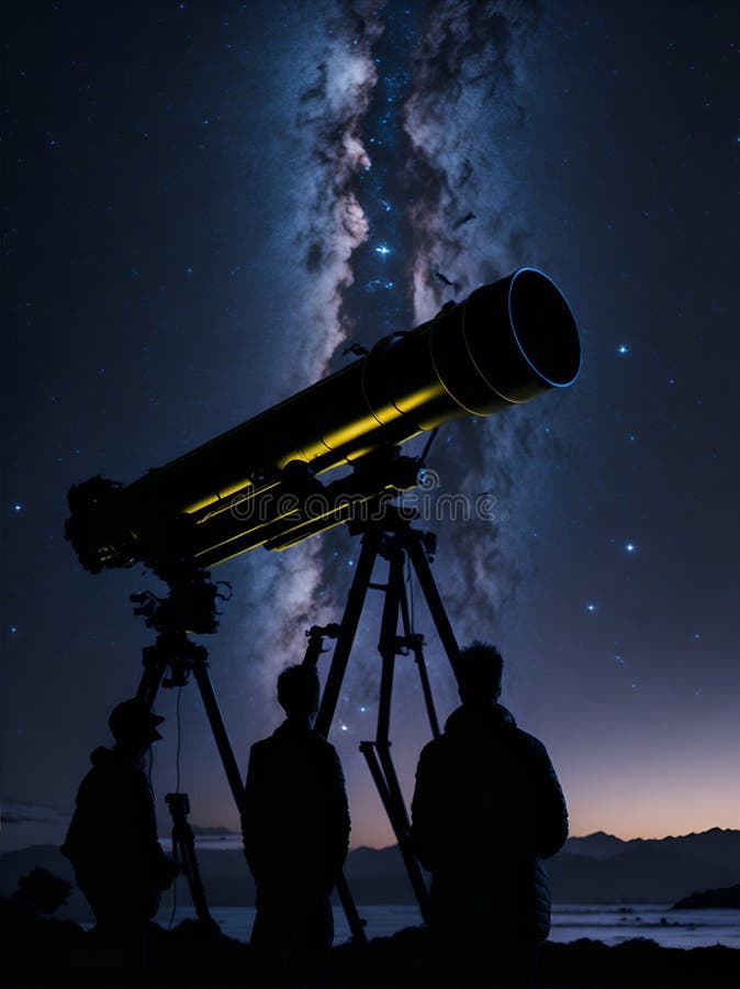 Astronomers and Astrophysicists Using Powerful Telescopes To Explore ...