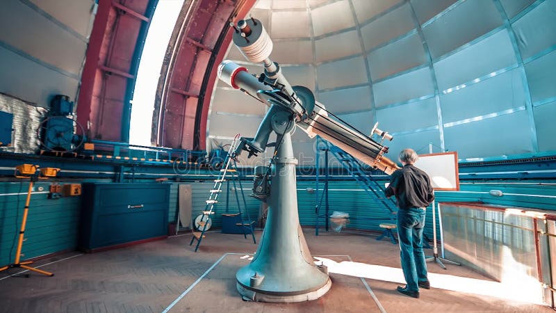 Observatory with a Telescope Stock Video - Video of astronomic ...