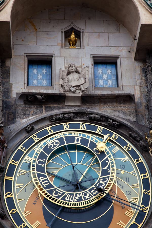Astronomical clock stock image. Image of time, clock - 19731629