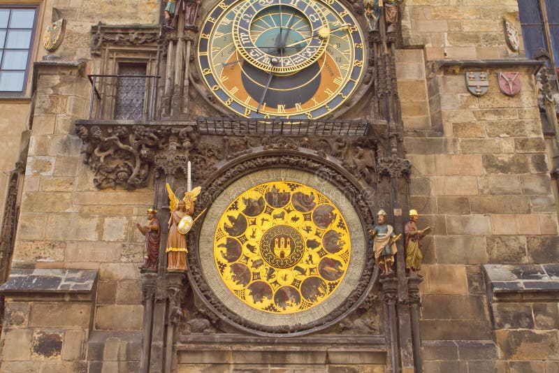 Astronomical Clock stock image. Image of building, clock - 24518693