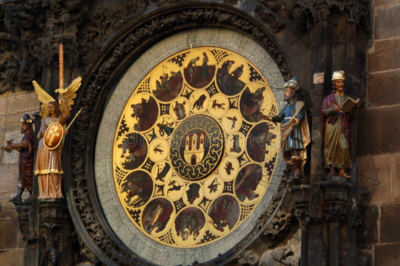 The Astronomical Clock stock photo. Image of apostles - 5190556