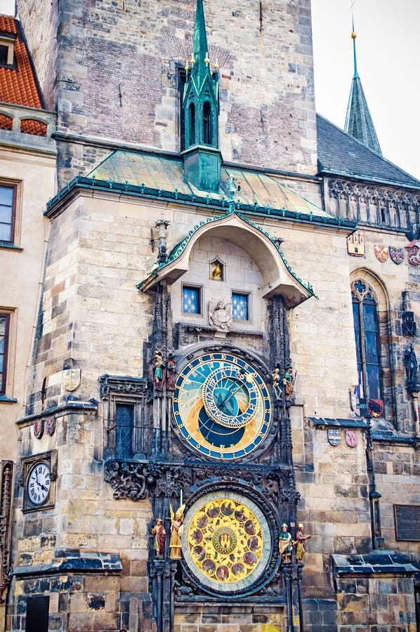 Old Astronomical Clock,Old Town Square,Prague Stock Photo - Image of ...