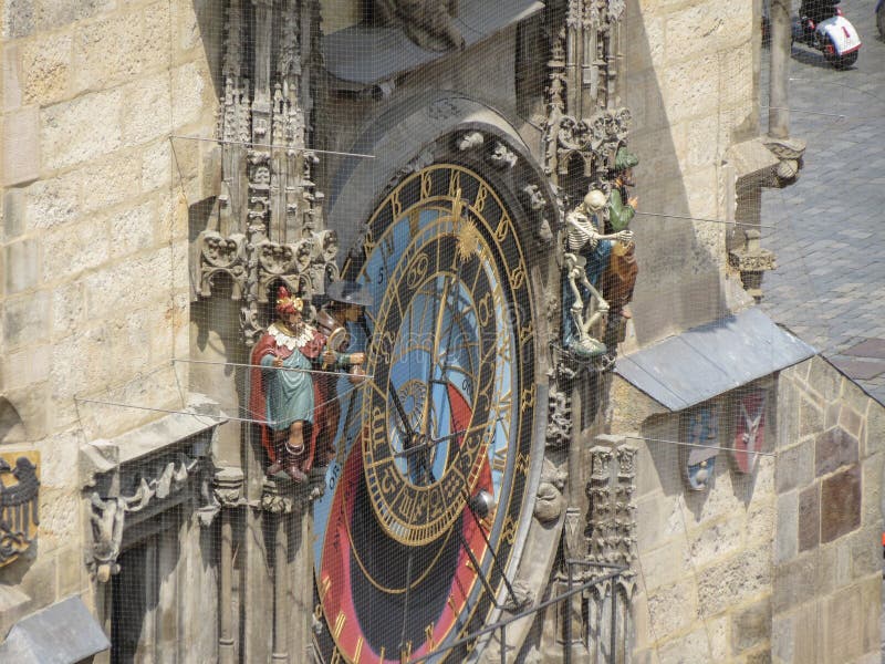 Astronomical Clock in Old Town Square in Prague Editorial Image - Image ...