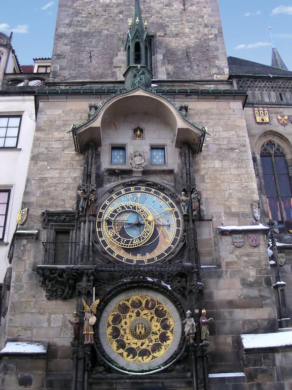 Astronomical Clock, Prague (Chech Republic) Stock Photo - Image of ...