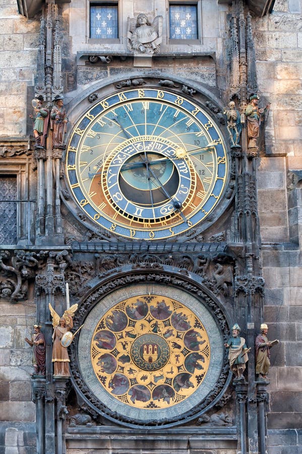 Astronomical Clock in Prague, Czech Republic. Editorial Photography ...