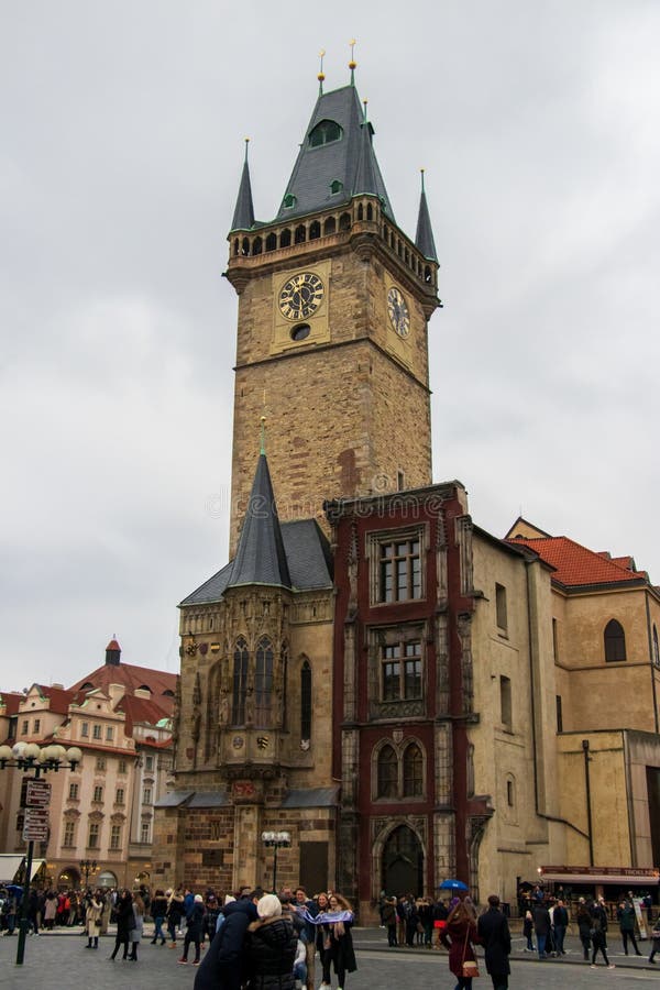 Astronomical Clock tower editorial photography. Image of europe - 177576177
