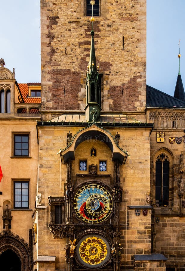 Astronomical Clock Tower stock photo. Image of golden - 162235250