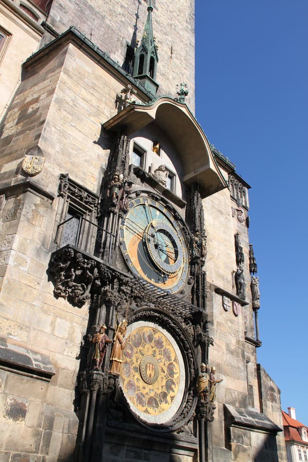Astronomical Clock Tower in Prague Stock Photo - Image of vertical ...