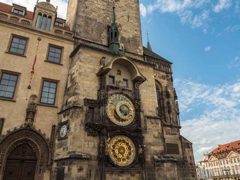 Astronomical Clock Tower at Prague Old Town Square, Czech Republic ...