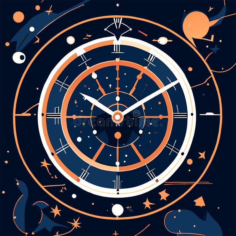 Astronomical Clock Vector Stock Illustrations – 400 Astronomical Clock ...