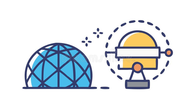 Astronomical Dome, Research Observatory, Space Science, Vector Design ...