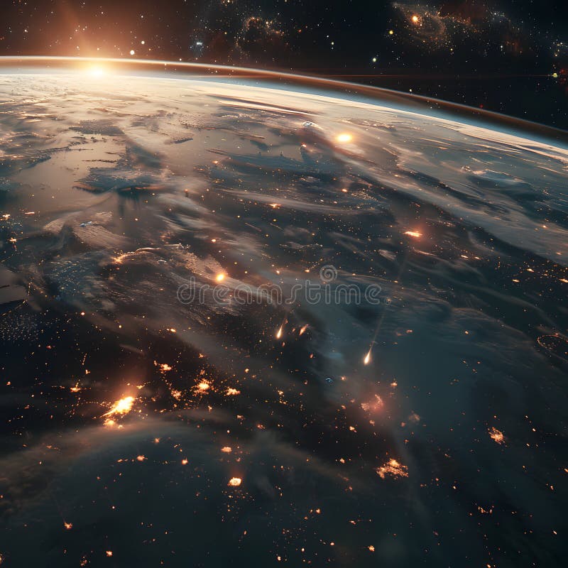 Astronomical Objects Illuminate Earths Atmosphere at Night from Outer ...