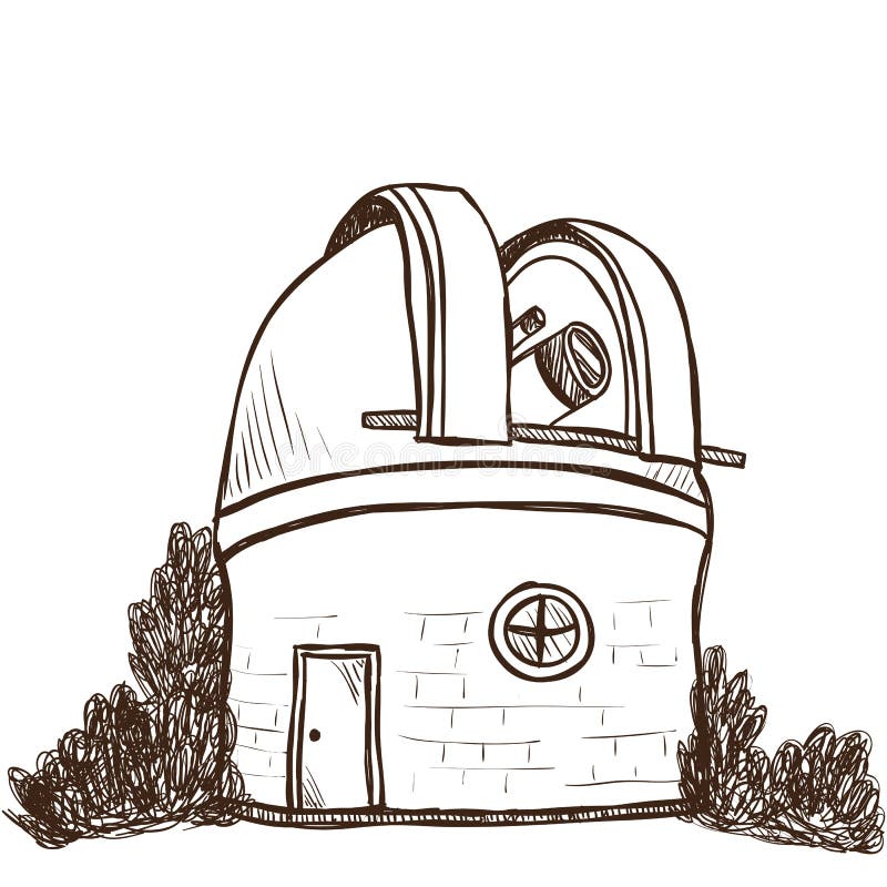 Astronomiskt observatorium vektor illustrationer. Illustration av ...
