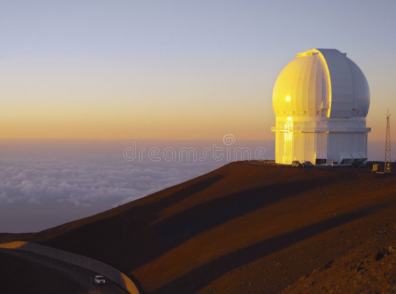 Astronomical Observatory - Hawaii - USA Stock Image - Image of ...