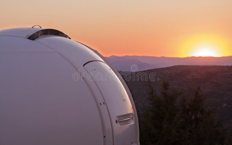 Astronomical sunset stock photo. Image of astrophysics - 149811048