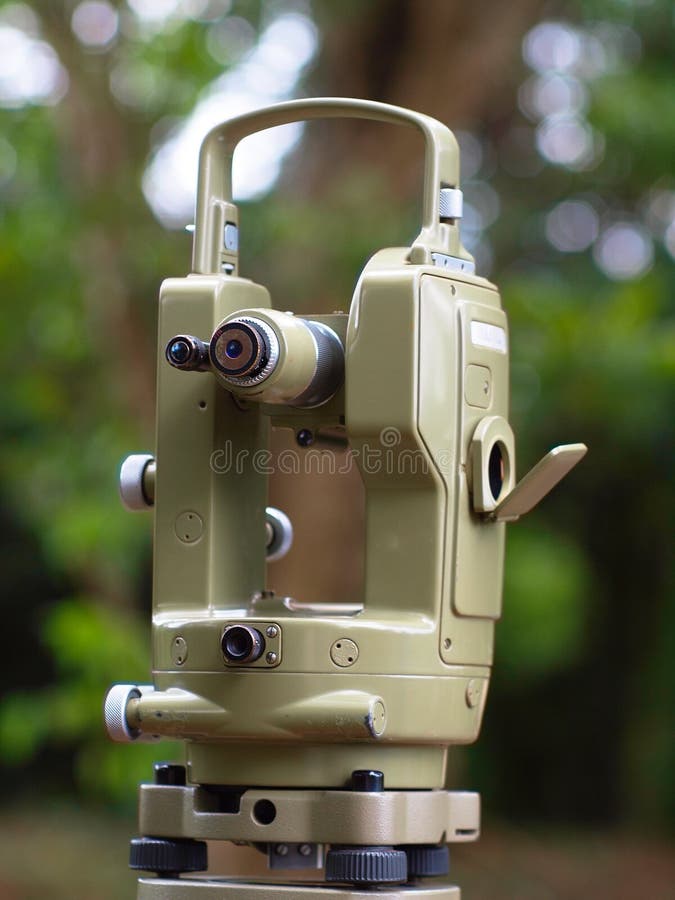 Astronomical Theodolite for Surveying Stock Image - Image of ocular ...