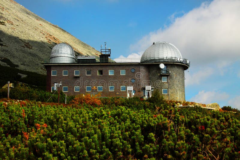 Astronomisk Observatorium, Teleskop Fotografering för Bildbyråer - Bild ...
