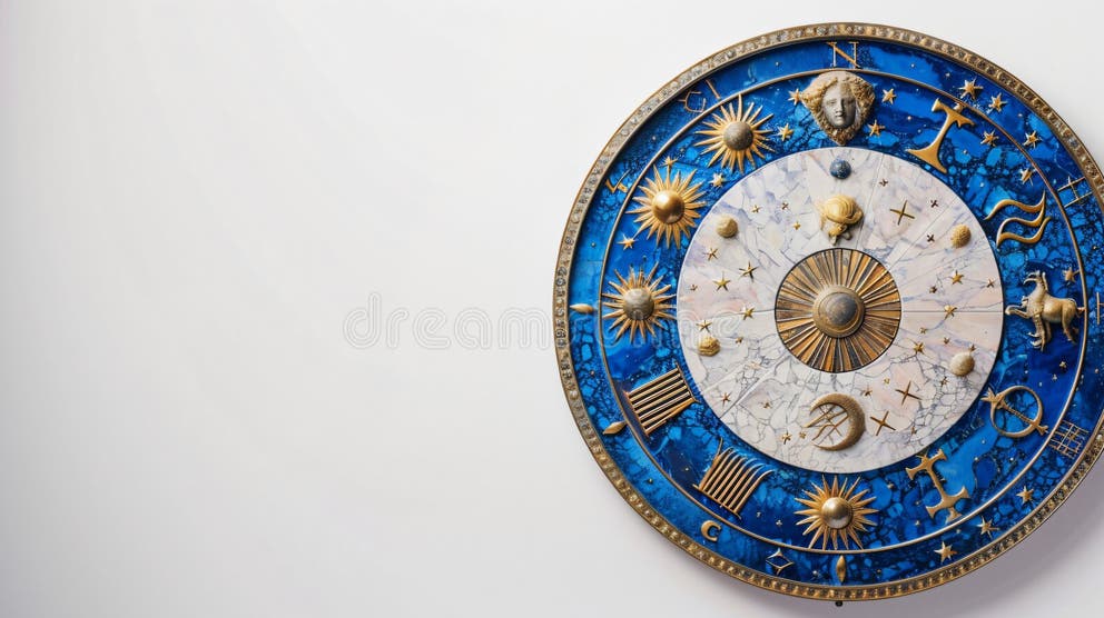 Astronomy in a Circle, Copy Space Stock Photo - Image of spiritual ...