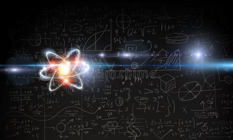 Astronomy concept backdrop stock image. Image of molecule - 129996161