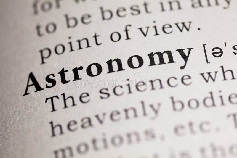 Astronomy stock image. Image of page, book, word, macro - 78999583