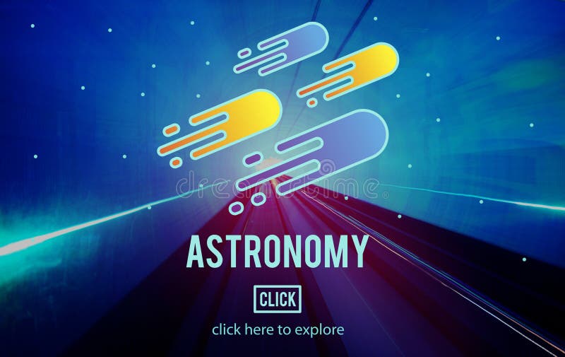 Astronomy Science Solar System Astrology Shooting Star Concept Stock ...