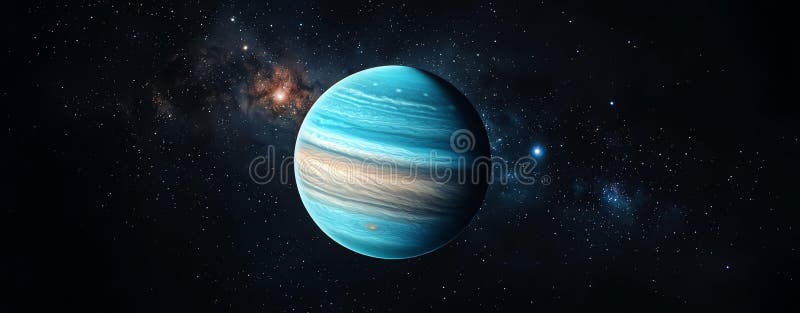 Astrophotography, Planets, Composition, Stunning Blue Planet Surrounded ...