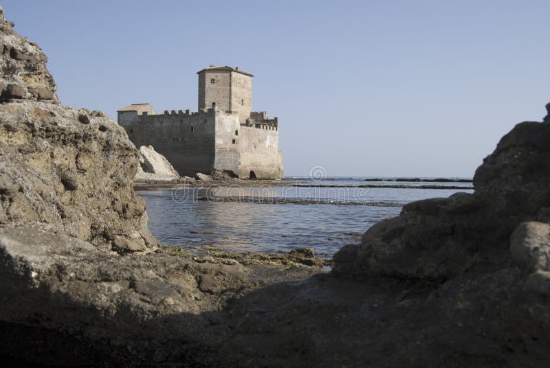 Astura tower stock photo. Image of italy, castle, bastion - 26223276