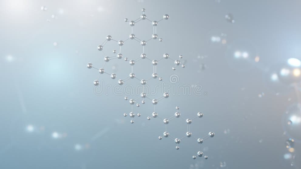 Asundexian Molecular Structure, 3d Model Molecule, Inhibitor of Factor ...