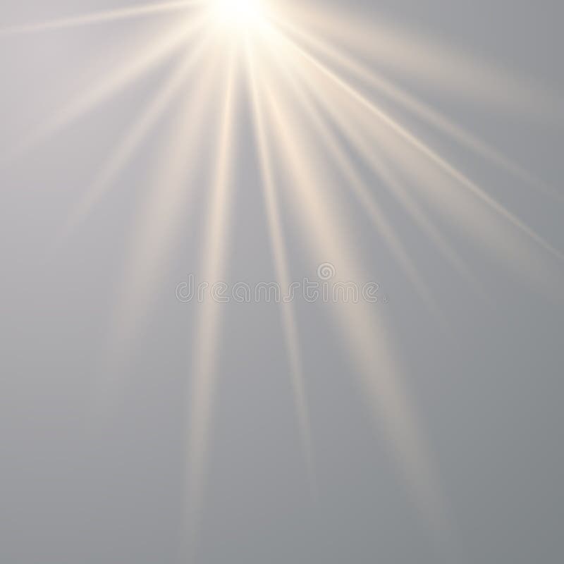 Light Decoration Effect Ray. Stock Vector - Illustration of beam ...