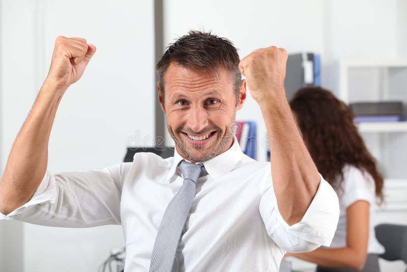 Asunto acertado foto de archivo. Imagen de trabajador - 16339508