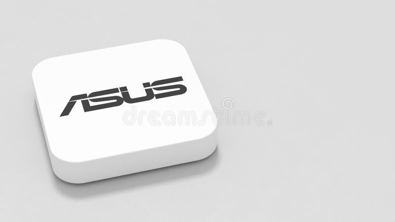 Asus App Icon on Gray Background with Copy Space Editorial Stock Image ...