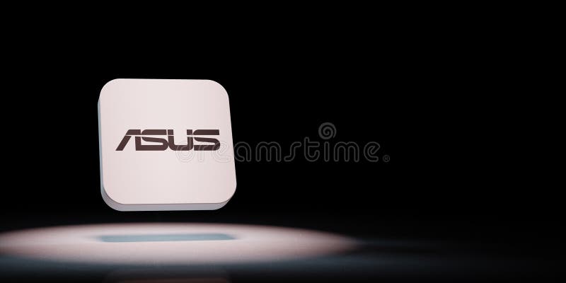 Asus App Icon Spotlighted on Black Background Editorial Image ...