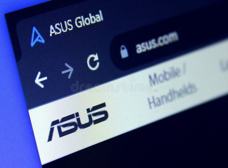 Asus company logo editorial photography. Image of brands - 298210497