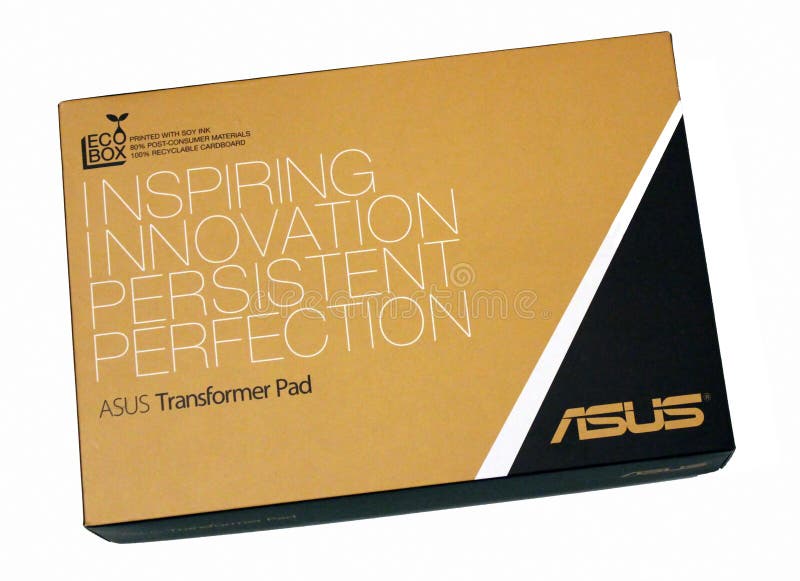 Asus Transformer Pad Box editorial photography. Image of keyboard ...