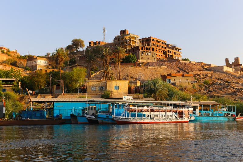 Aswan Egypt editorial stock photo. Image of amazing - 110555158