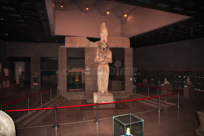 Aswan, Egypt - 26 Feb 2017: the Statue of Pharaoh in the Historical ...