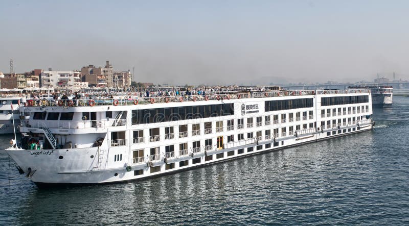 Cruise Ship on Nile River. Nile River Cruise Editorial Stock Image ...