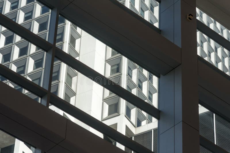 Asymmetric Building Juxtaposition Stock Photo - Image of exterior, york ...