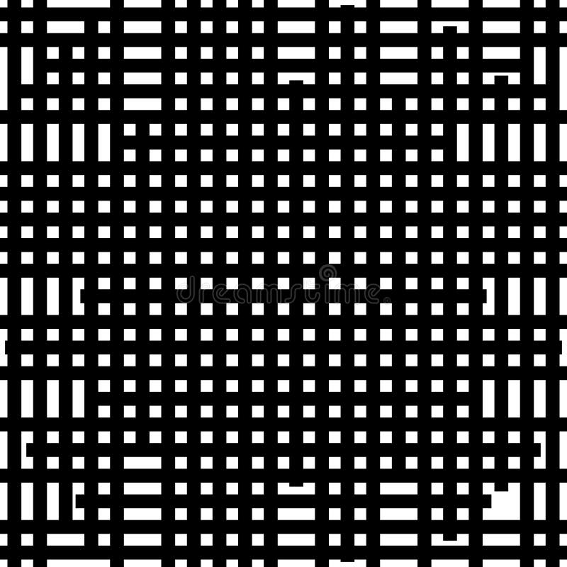 Asymmetric Grid Mesh Pattern. Irregular Monochrome Abstract Text Stock ...