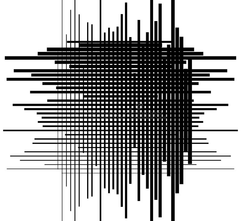 Asymmetric Grid Mesh Pattern. Irregular Monochrome Abstract Text Stock ...