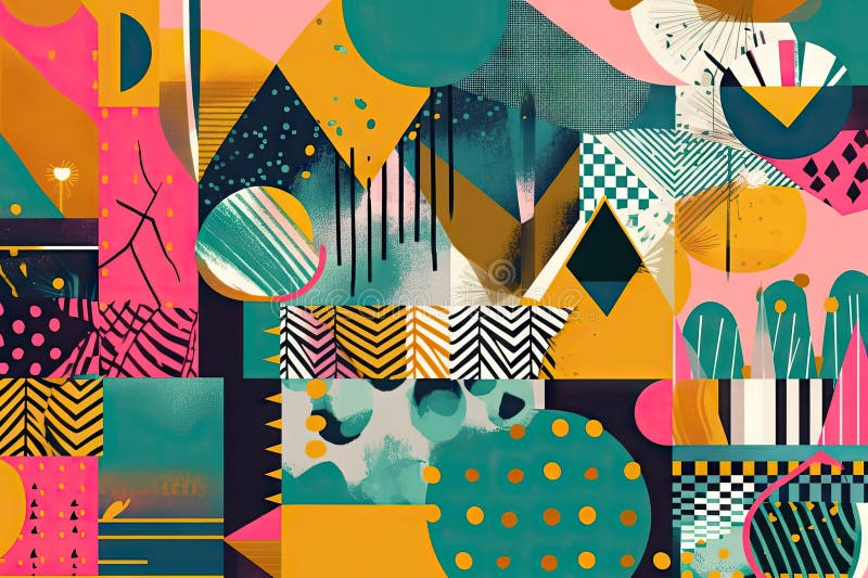 Asymmetrical Arrangement of Elements, with a Balanced Focus Point Stock ...