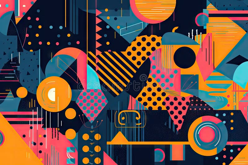 Asymmetrical Arrangement of Elements, with a Balanced Focus Point Stock ...