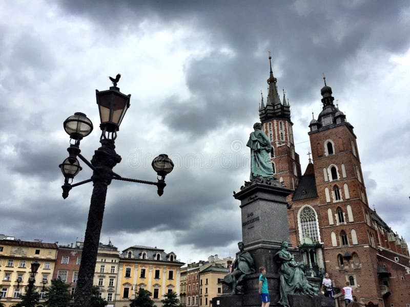 Asymmetrical church editorial stock photo. Image of plaza - 91213833