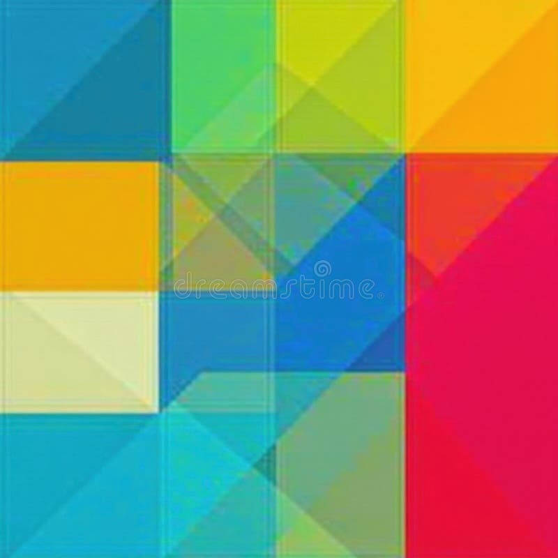 Asymmetrical Layout with Vibrant Color Blocks, Style, Branding Stock ...