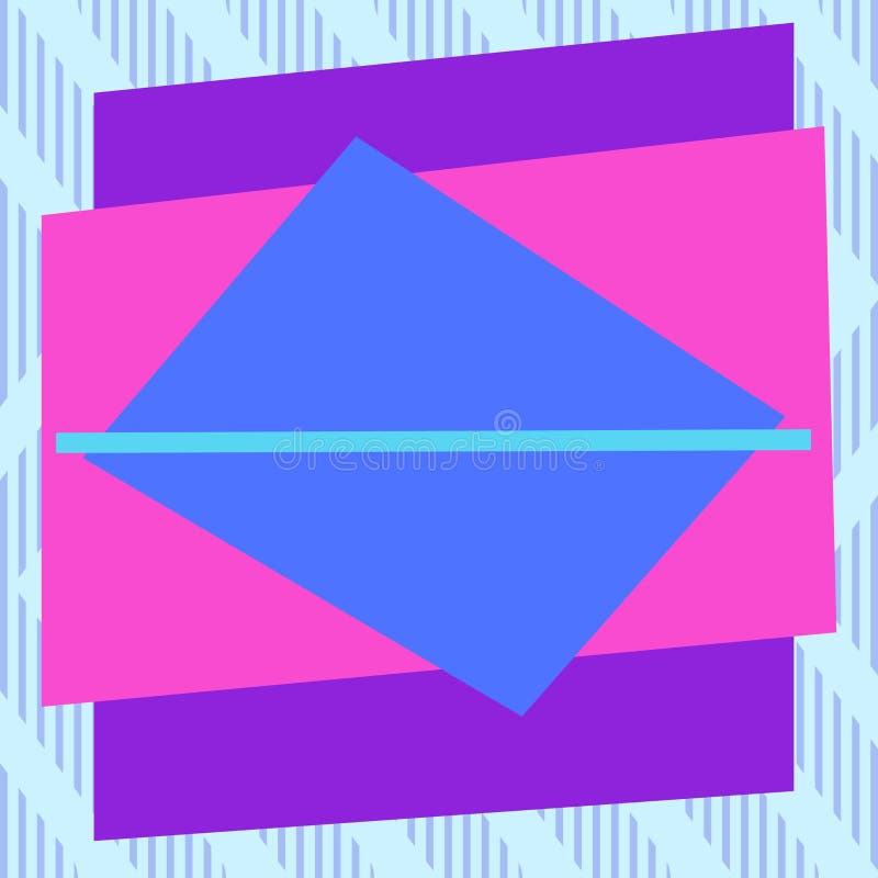 Asymmetrical Unequal Shaped Form Format of Colourful Thing Object ...