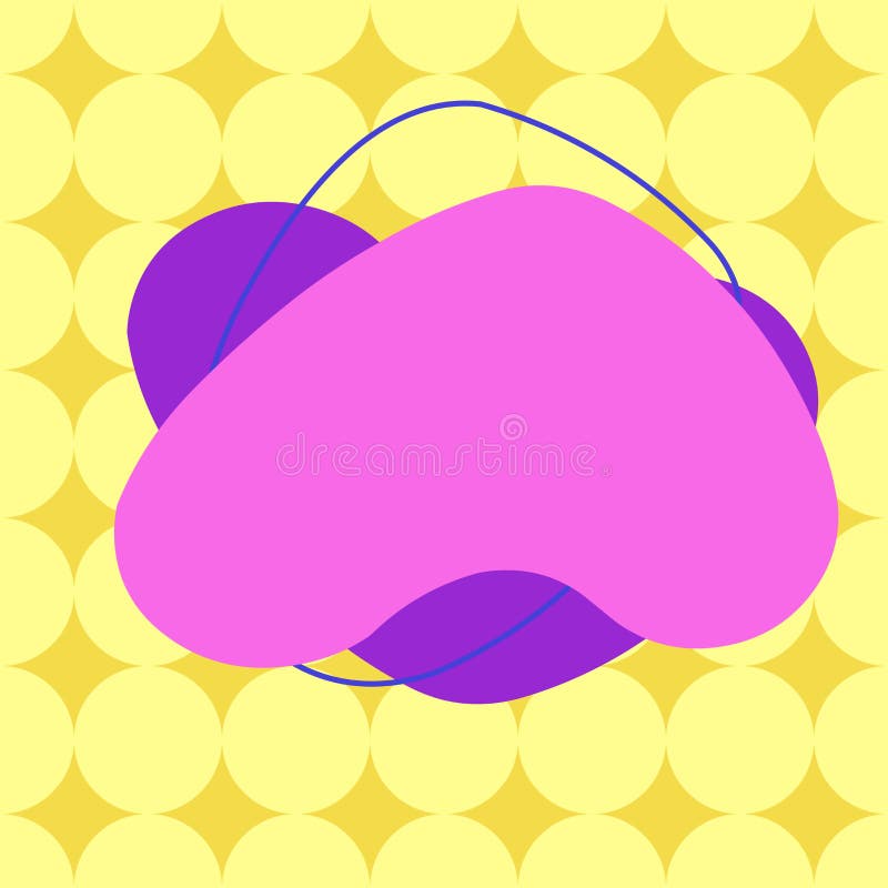 Asymmetrical Unequal Shaped Form Format of Colourful Thing Object ...