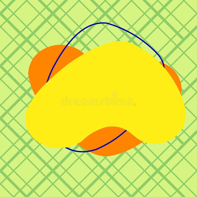 Asymmetrical Unequal Shaped Form Format of Colourful Thing Object ...