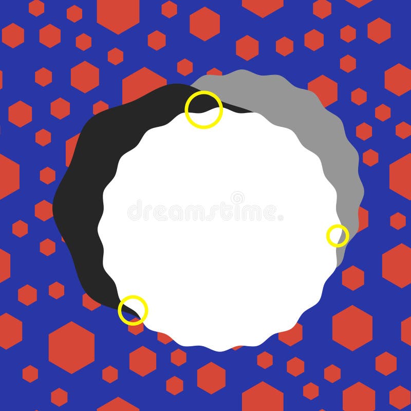 Asymmetrical Unequal Shaped Form Format of Colourful Thing Object ...