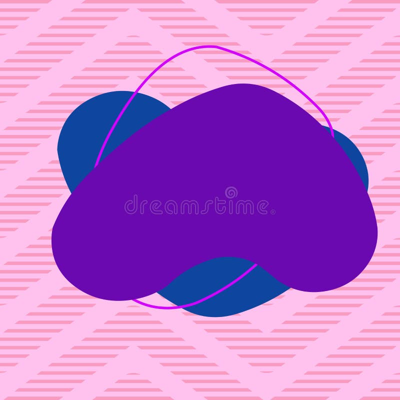 Asymmetrical Unequal Shaped Form Format of Colourful Thing Object ...