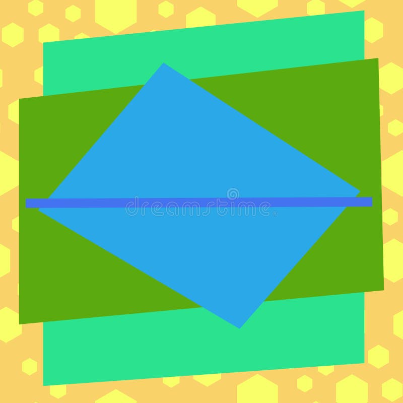 Asymmetrical Unequal Shaped Form Format of Colourful Thing Object ...